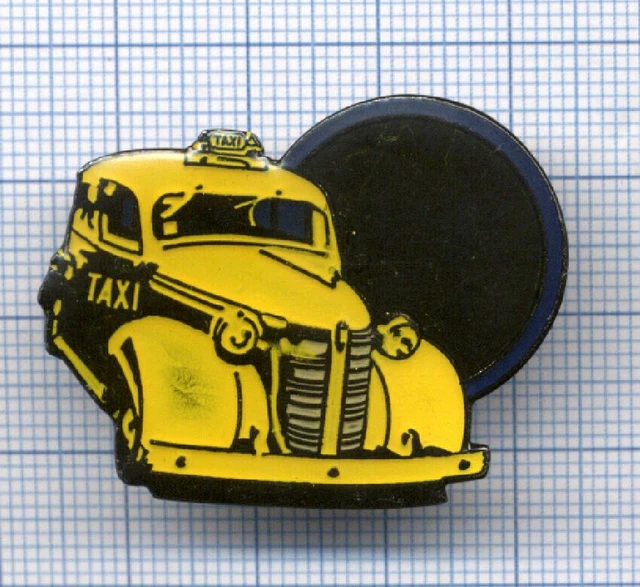 DISNEY THICK TRACY The TAXI Yellow Cab Pins / Movie Comic Movie Antique ...