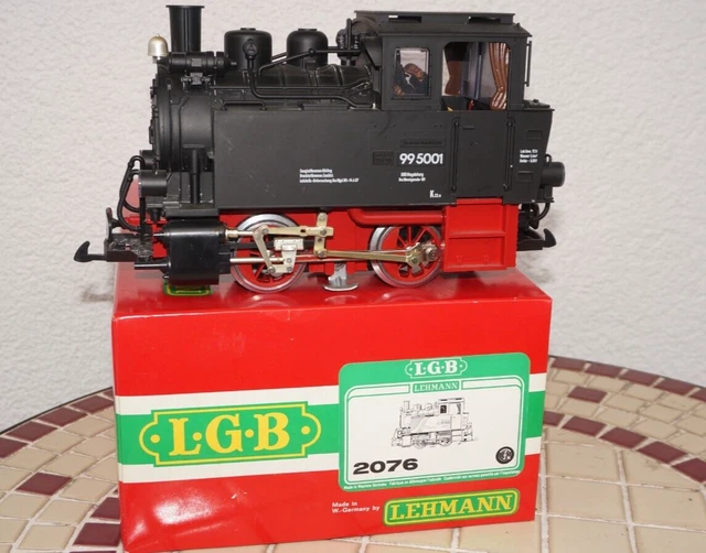 BOD] LGB SPUR G 2076D Dampflok BR 99 5001 der DR mit Rauch OVP EUR 179,99 - PicClick IT