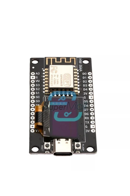 Nodemcu Esp8266 Development Board 096 Oled Display Esp 12f Ch340c