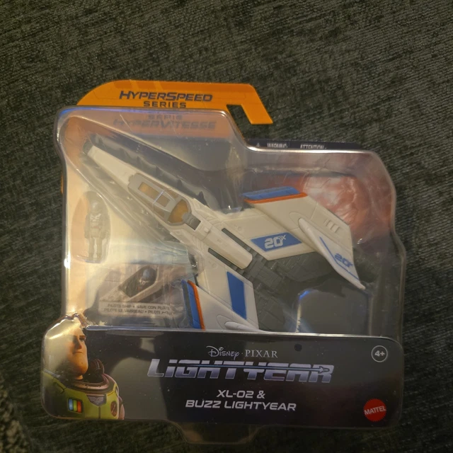 DISNEY PIXAR LIGHTYEAR Hyperspeed Series XL-02 Rocket Ship & Mini Buzz ...