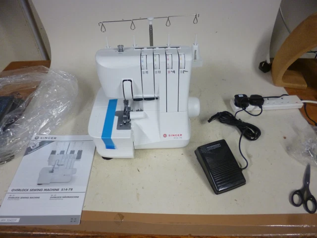 SINGER S14-78 OVERLOCKER sewing machine EUR 98,09 - PicClick IT