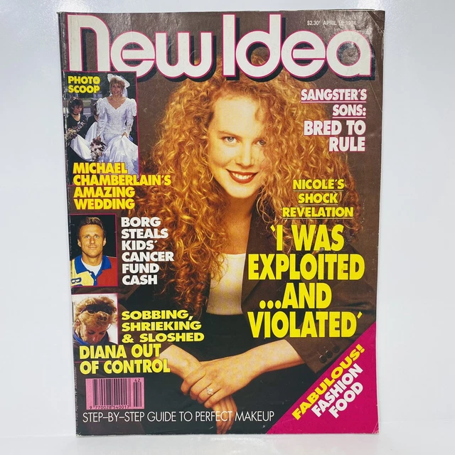 NEW IDEA MAGAZINE 16th April 1994 Nicole Kidman Princess Diana Katey ...