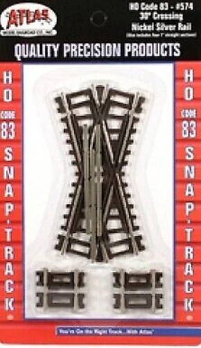 ATLAS MODEL RAILROAD 574 Ho Code 83 30º Passage EUR 17,38 - PicClick FR