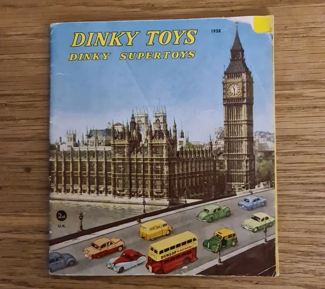 CATALOGO ORIGINALE 1958 DINKY TOYS Dinky Supertoys 7/458/856 raro UK 2d ...