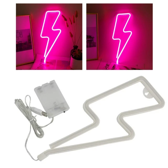 NEON SIGN NIGHT Light USB Battery Operated LED Neon Decorative Lights ...