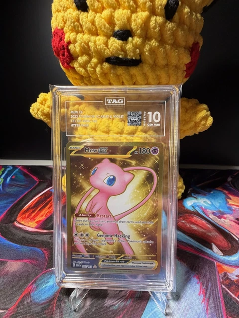 TGC POKÉMON: MEW EX Hyper Rare 205/165 - 151 TAG 10 GEM MINT $199.52 ...
