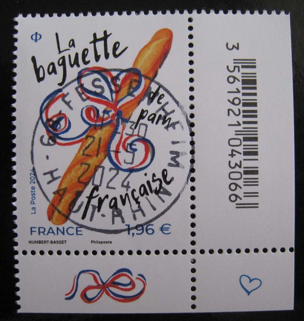 TIMBRE DE FRANCE 2024 La Baguette - Timbre oblitéré EUR 3,00 - PicClick FR