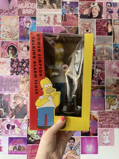VINTAGE WORKING HOMER Simpson talking alarm clock The Simpsons ... VINTAGE WORKING HOMER Simpson talking alarm clock The Simpsons ...