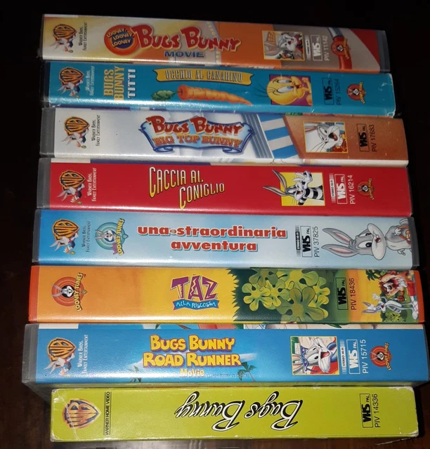 (VHS) -LOTTO N 8 CASSETTE STOCK STOCK Bugs Bunny Vhs Looney Tunes ...