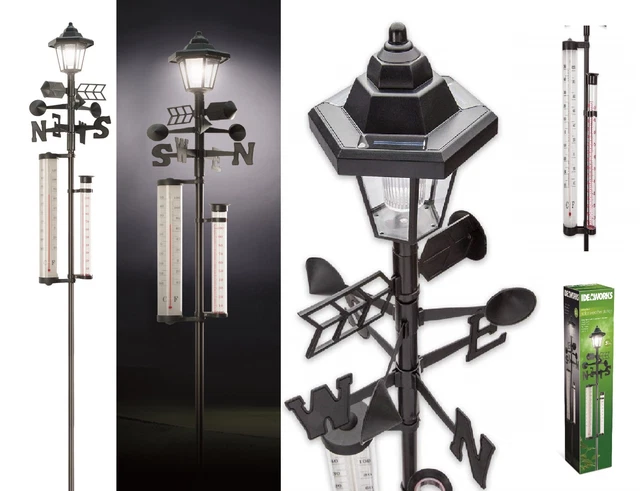 ALL IN 1 Weather Station Wind Direction Anemometer Thermometer Rain ...
