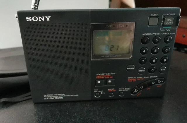 VINTAGE SONY ICF-SW 7600G SW/MW/LW PLL Synthesized Radio EUR 75,00 ...