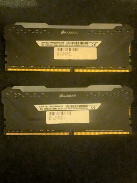 CORSAIR VENGEANCE RGB Pro SL 32GB DDR4 DRAM 3600MHz Memory Kit - Black ...