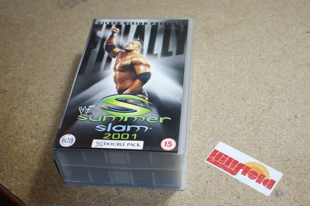 SUMMERSLAM 2001 & Rebellion 2000 Double - Wwf Wwe Wrestling Vhs £7.99 ...