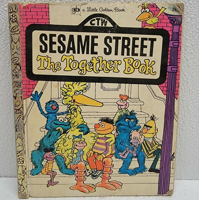 VINTAGE SESAME STREET The Together Book A Little Golden CTW 1971 ...