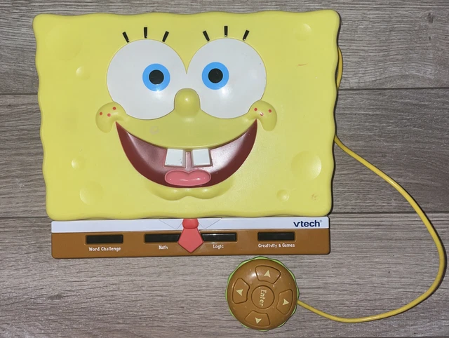SPONGEBOB SQUAREPANTS VTECH Laptop Talking Learning Toy Nickelodeon ...