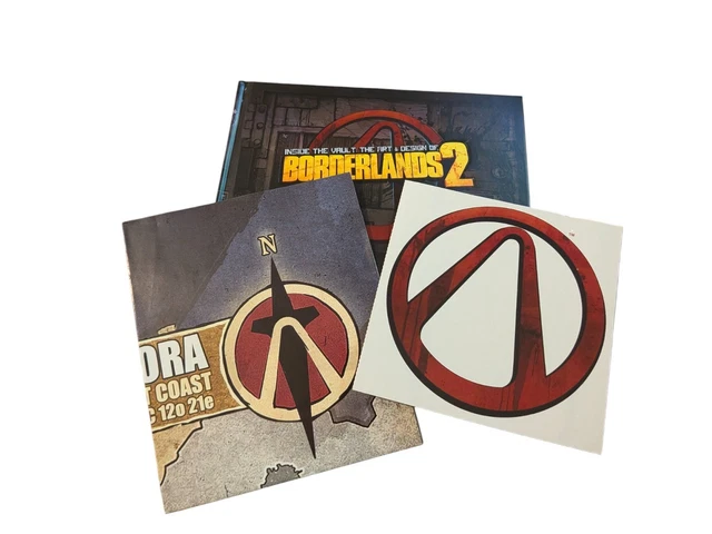 BORDERLANDS 2 ARTBOOK, Map and Stickers £9.99 - PicClick UK