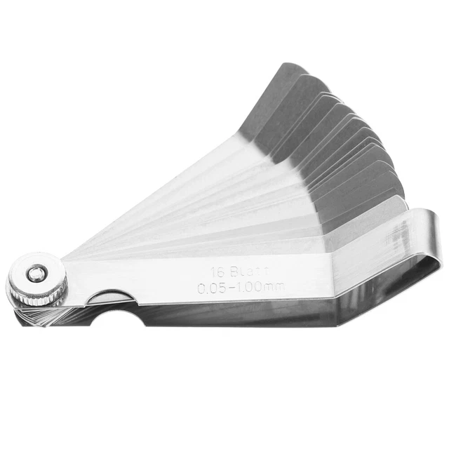 ANGLED FEELER GAUGE Feeler Gauge Handle Metric Feeler Gauge Set £6.72 ...