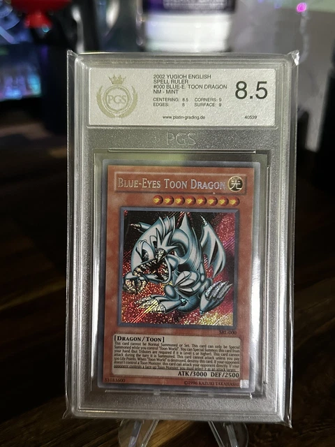YU-GI-OH! BLUE EYES TOON DRAGON - SRL-000 PGS 8,5 PSA BGS EUR 4,50 - PicClick IT