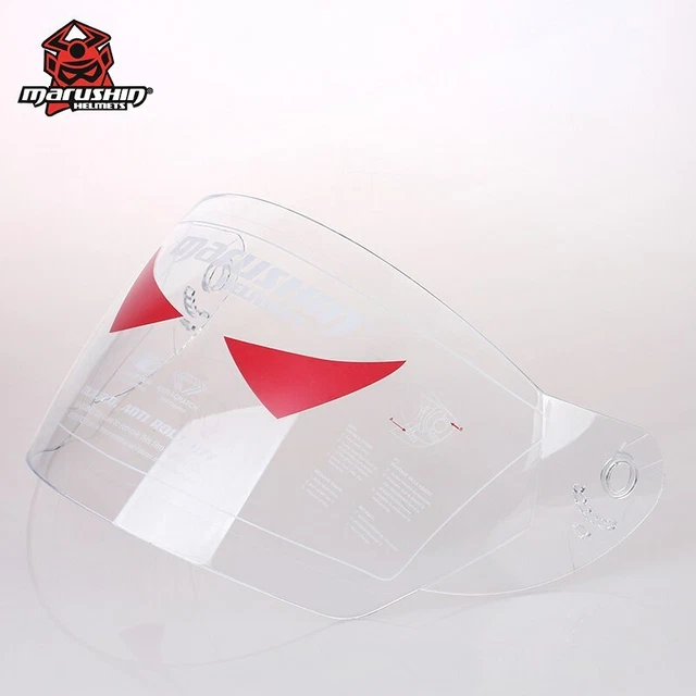 MARUSHIN C609 SAMURAI CLEAR Motorcycle Helmet Shield Visor Windscreen £ ...