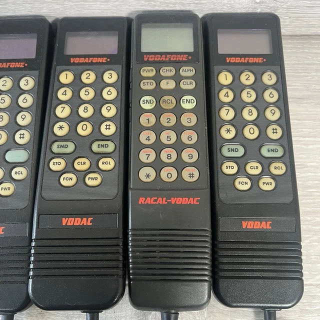 5 X RACAL-VODAC Vodafone Handset Phones Vintage Joblot Untested Spares ...