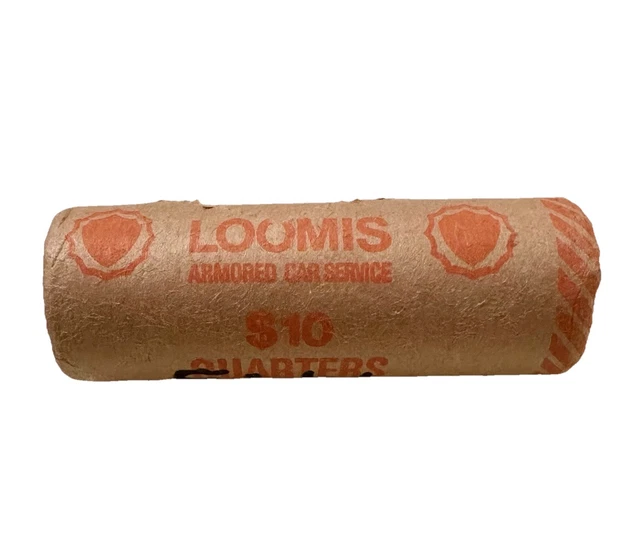 ROLL OF 40X 1975 Canada Quarter 25 Cents Coins Loomis Wrap $60.00 ...