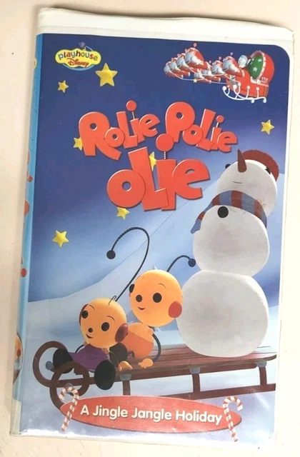 VHS ROLIE POLIE Olie VHS A Jingle Jangle Holiday (Playtested Blister ...
