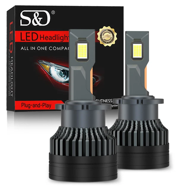 2X 120W D2S D2R LED Headlight Bulbs Replace HID Xenon Super White ...
