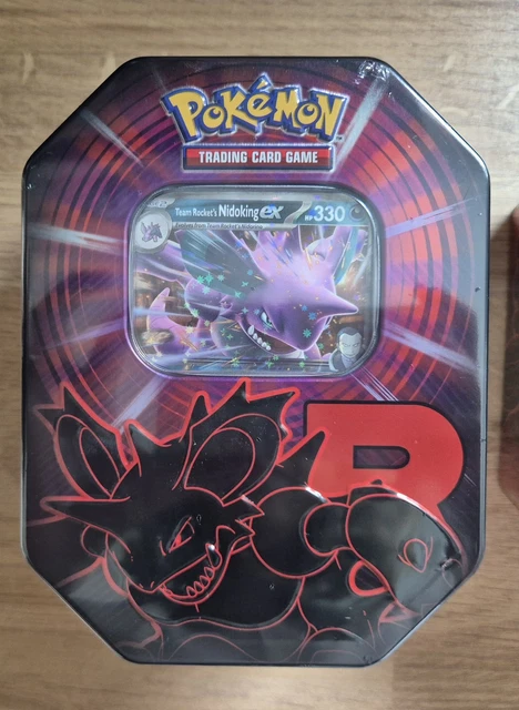 POKEMON TCG TEAM Rocket Destined Rivals Tin - Nidoking £37.08 - PicClick UK