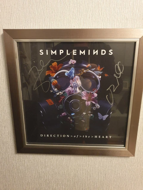 SIMPLE MINDS SIGNED Art Card Direction Of The Heart Jim Kerr Charlie ...