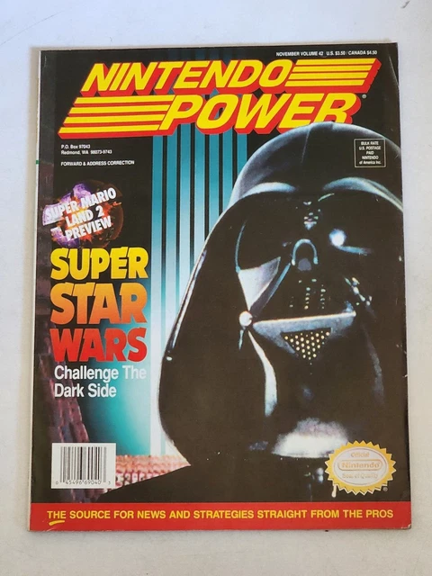 NINTENDO POWER MAGAZINE 1992 Vol. 42 Super Star Wars Batman Returns ...