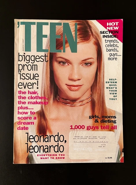 VERY RARE VINTAGE Teen Magazine March 1997 Leonardo DiCaprio 'Teen £3. ...
