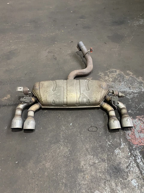 VW GOLF R Mk7 Rear Exhaust Back Box £249.99 - PicClick UK