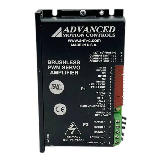 ADVANCED MOTION CONTROLS Brushless PWM Servo Amplifier EUR 59,95 - PicClick DE