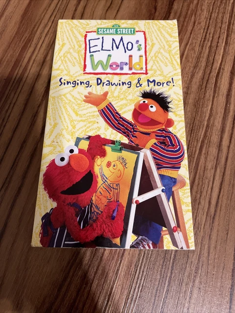 SESAME STREET ELMO'S World Singing Drawing More ! Bande vidéo VHS ...