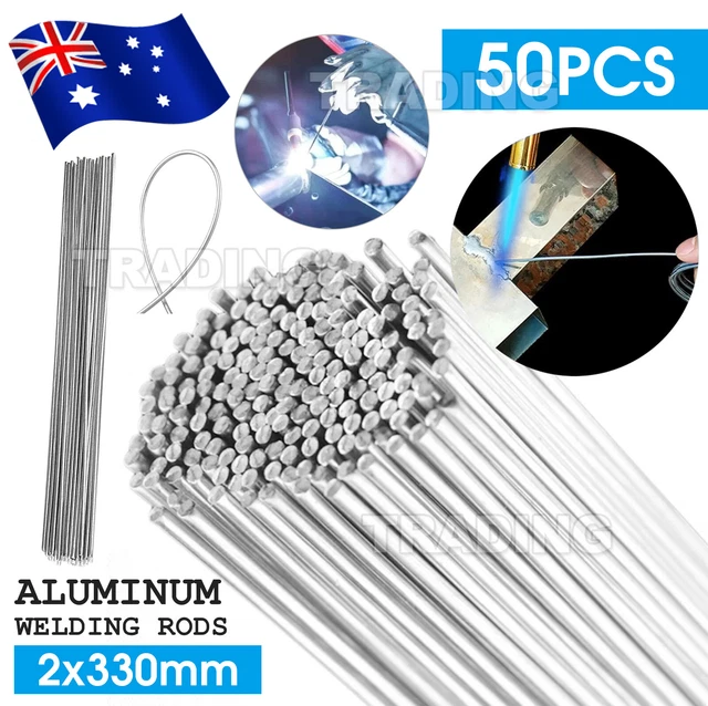 50PCS ALUMINIUM LOW Temp Welding Rods Easy Brazing Stick Durable Repair ...