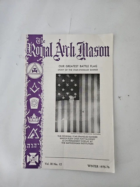 THE ROYAL ARCH Mason Masonic Magazine Freemasons Winter 1975 £6.28 ...