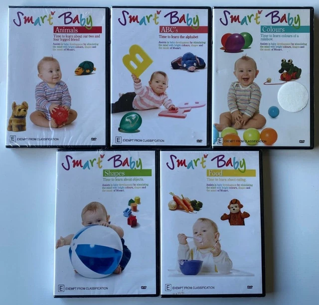 SMART BABY TIME To Learn 5 DVD Bundle Learning Development Educational ...