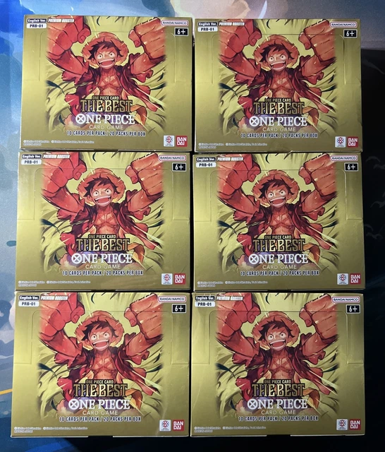 6X ONE PIECE TCG PRB-01 PREMIUM BOOSTER BOX PRB01 - ENGLISH Brand New ...