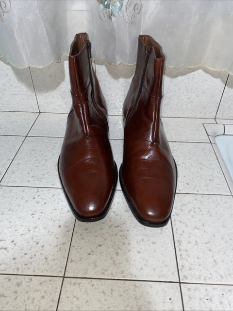 SANDRO MOSCOLONI RAY Mens 13 Boots Chelsea Brown Leather Made In Spain ...