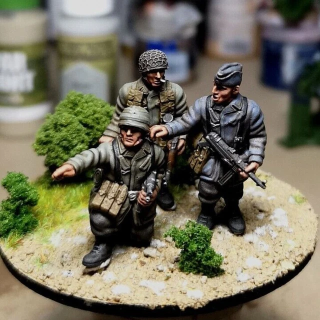28MM WW2 FALLSCHIRMJÄGER - NCO's - Bolt Action/ Chain of Command £3.29 ...