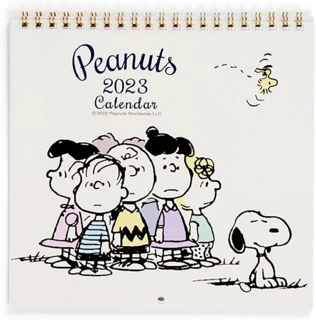 SNOOPY 2023 WALL Calendar Snoopy Character 204277 SANRIO Japan 1130Y ...