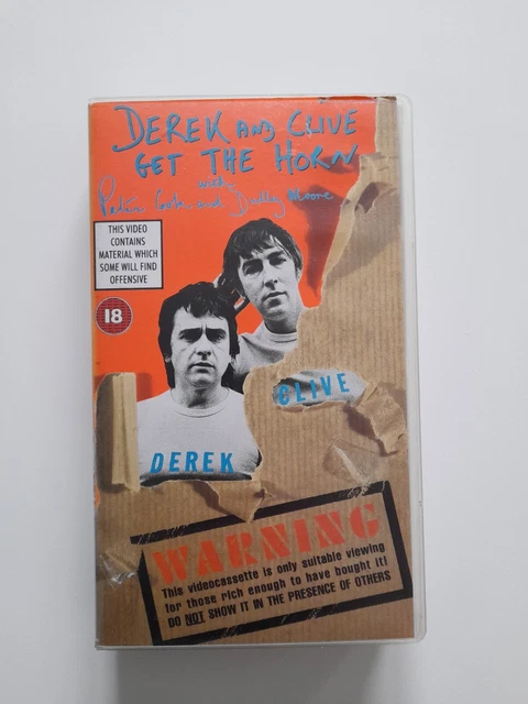 DEREK AND CLIVE Get The Horn (VHS, 1993) £5.99 - PicClick UK