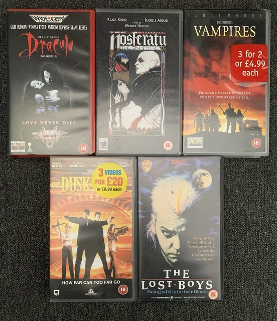 HORROR/VAMPIRE VHS VIDEO tape bundle x5 £29.99 - PicClick UK