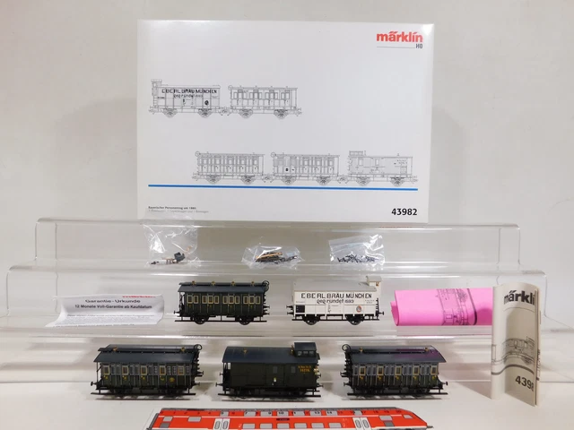 DV212-4# MÄRKLIN H0 AC 43982 Passenger 1 Pluggable Railing Missing ...