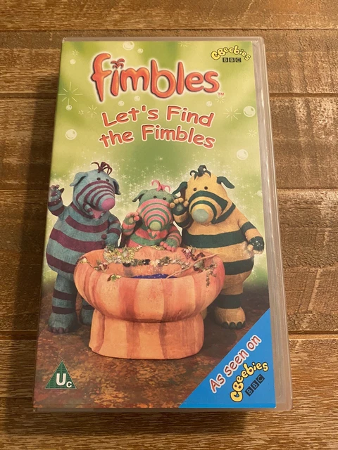 FIMBLES LET’S FIND The Fimbles VHS Video BBC CBeebies Children’s Retro ...