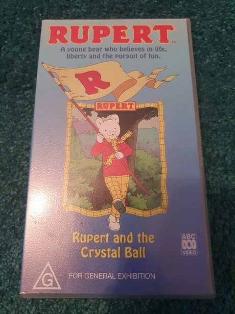 RUPERT BEAR VHS ABC Rupert And The Crystal Ball $8.00 - PicClick AU