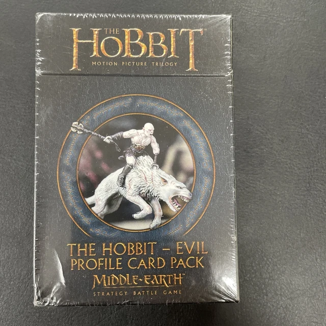 THE HOBBIT MIDDLE Earth Strategy Battle Game Evil Profile Card Pack New ...
