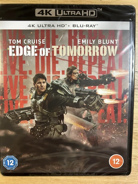 EDGE OF TOMORROW 4K UHD + Bluray Aliens Sci-fi Tom Cruise Emily Blunt ...