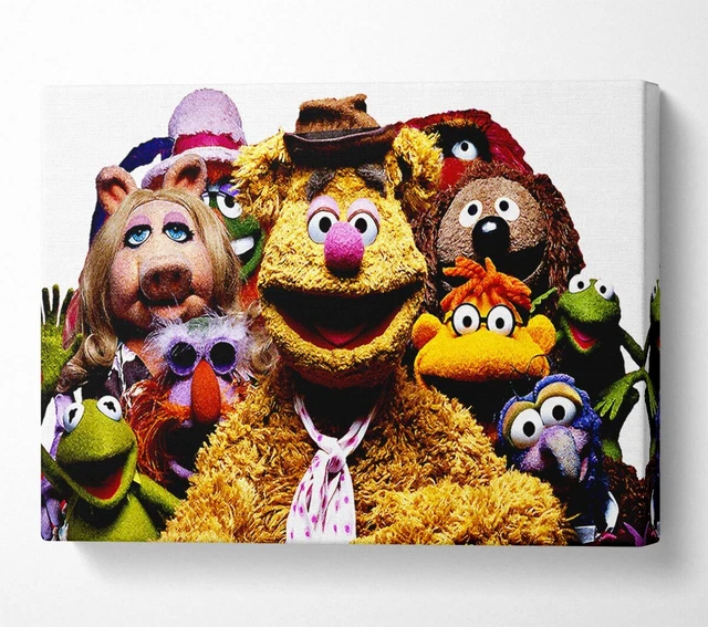 THE MUPPETS CREW Retro 1970s Canvas Wall Art Home Decor Large Print £18 ...