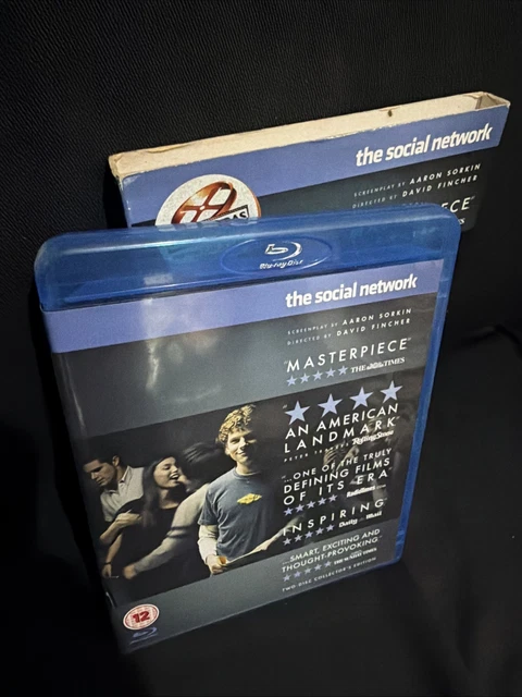THE SOCIAL NETWORK Blu-ray 2011 Jesse Eisenberg, 2 Discs. £3.27 ...